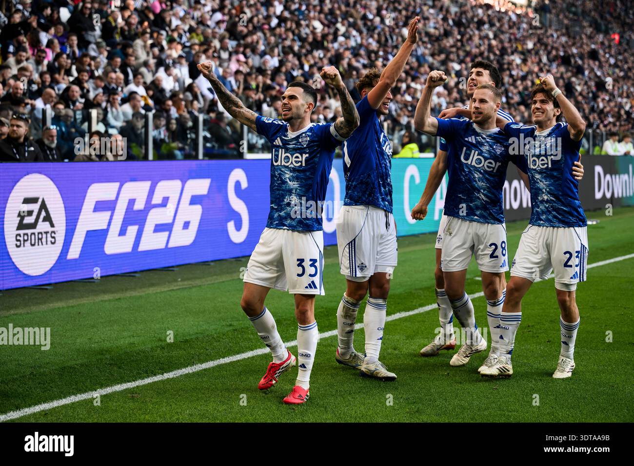 (L-R) Lucas Da Cunha, Mergim Vojvoda, Jacobo Ramon, Ivan Smolcic and ...