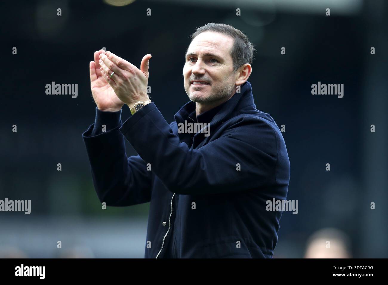 Coventry City head coach Frank Lampard applaud the fans following ...