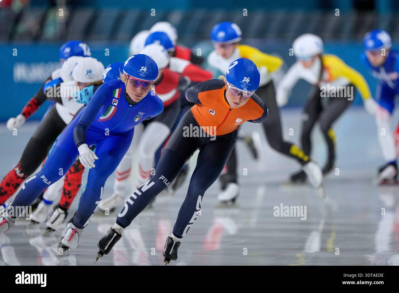Marijke Groenewoud of the Netherlands, front, and Francesca ...