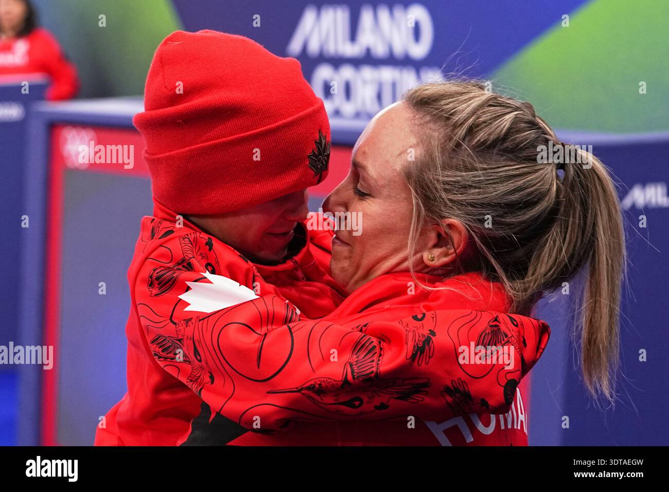 Canada's Rachel Homan celebrates winning the women's curling bronze ...