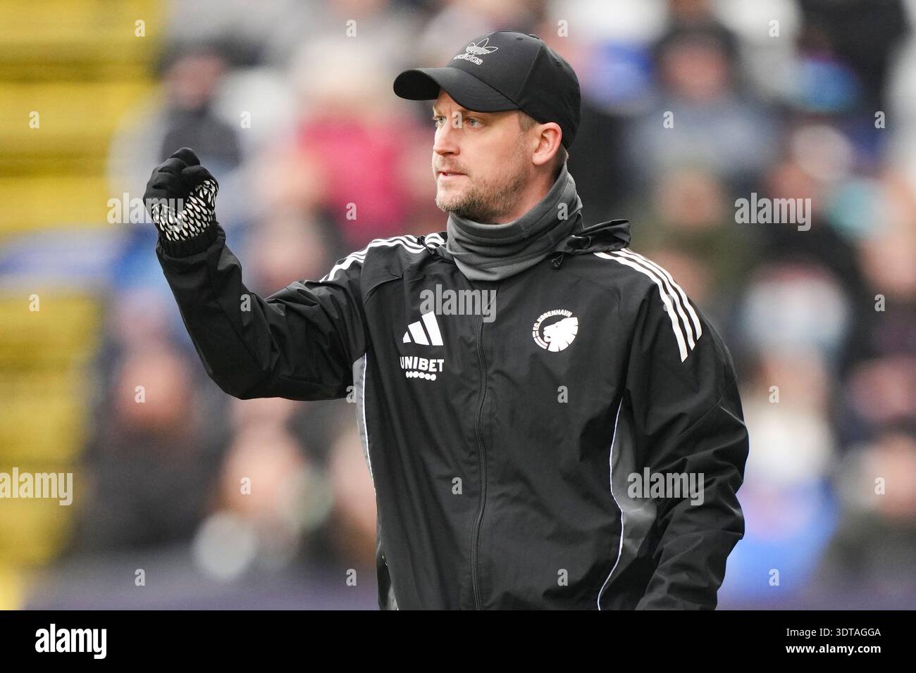 Jacob Neestrup coaches from FCK during the Superliga match between OB ...