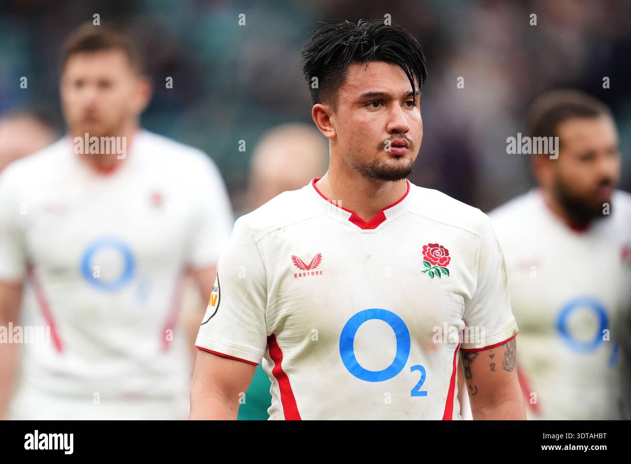 England's Marcus Smith appears dejected after the Guinness Men's Six ...