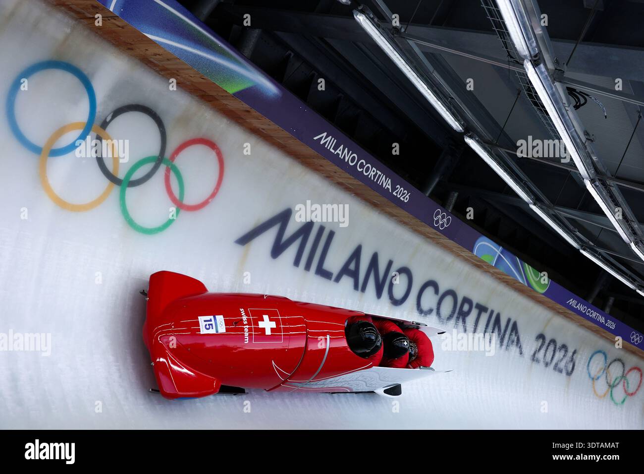 Olympische Winterspiele Milano Cortina 2026 Bob Viererbob Maenner am 21 ...