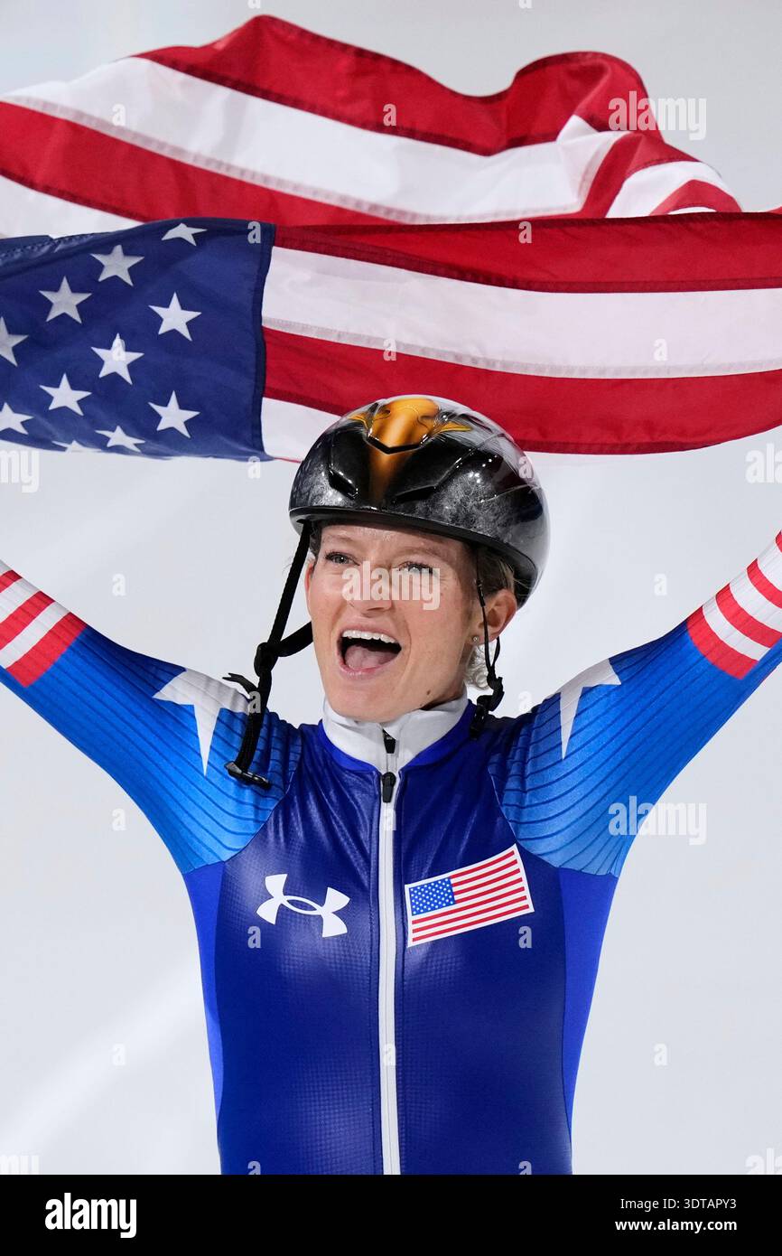 Mia Manganello of the U.S. celebrates winning the bronze medal in the ...