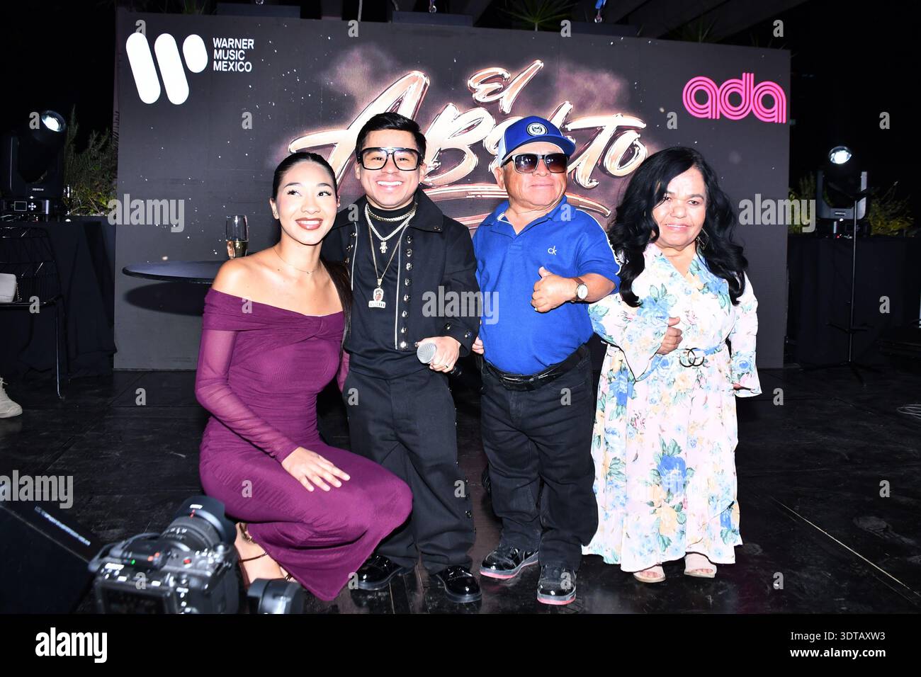 Influencer Abel Saenz, known as Abelito, attends a press conference for ...