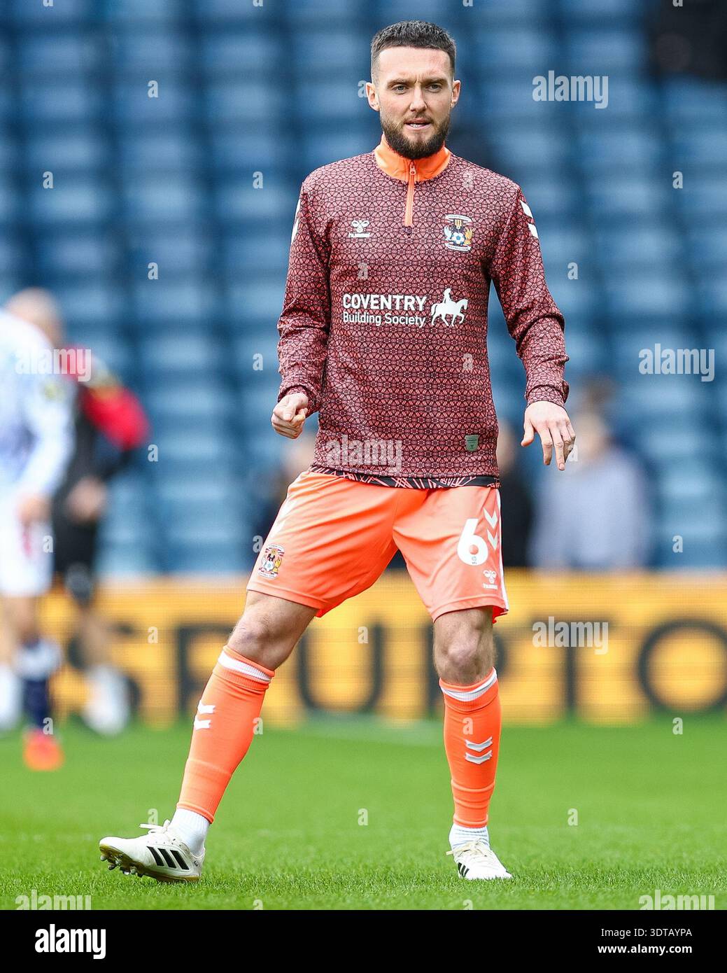 6, Matt Grimes of Coventry City at warm up during the Sky Bet ...