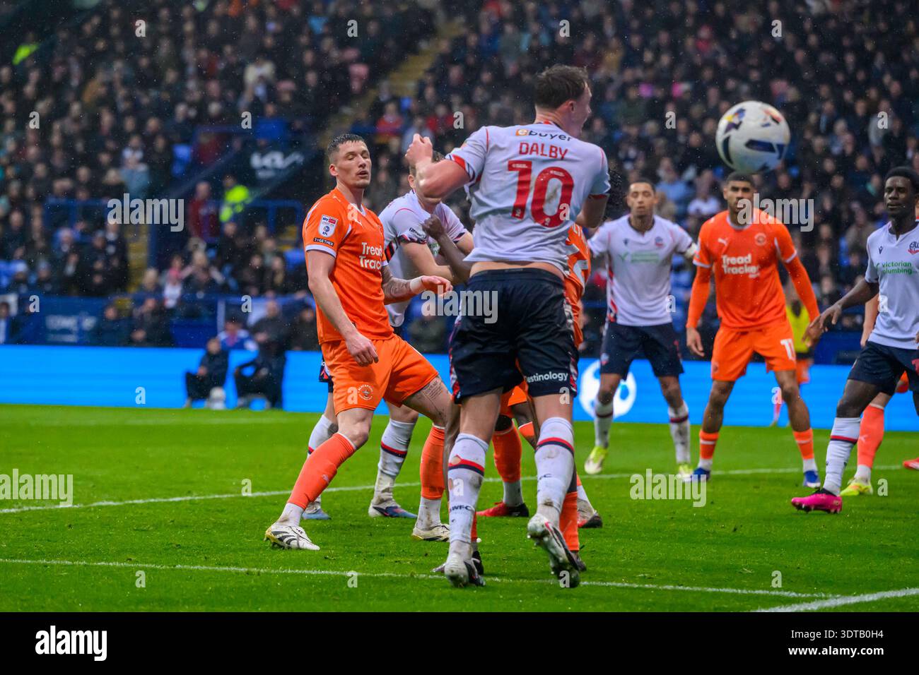 Sam Dalby of Bolton Wanderers tries a shot on goal during the Sky Bet ...