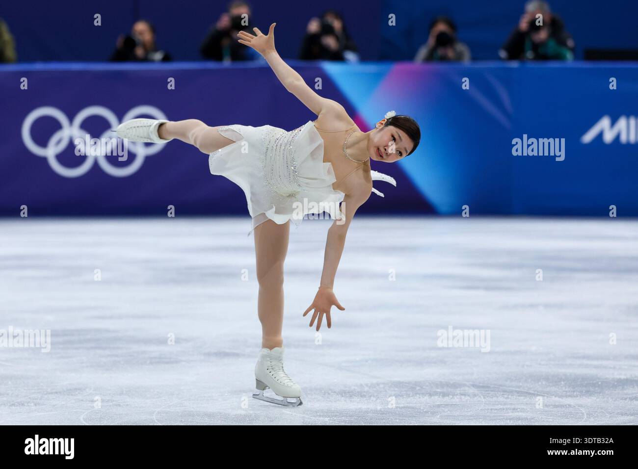 Jia Shin of Korea competes during the Figure Skating Women Single ...