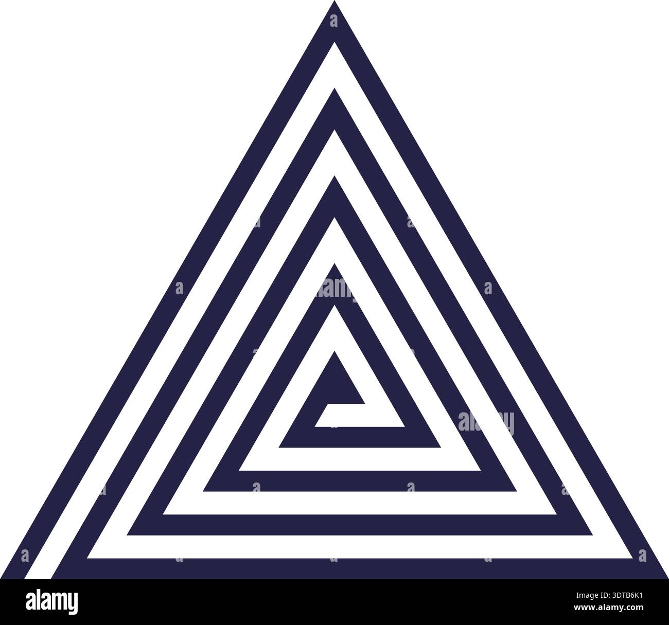 Inner triangle Stock Vector Images - Alamy