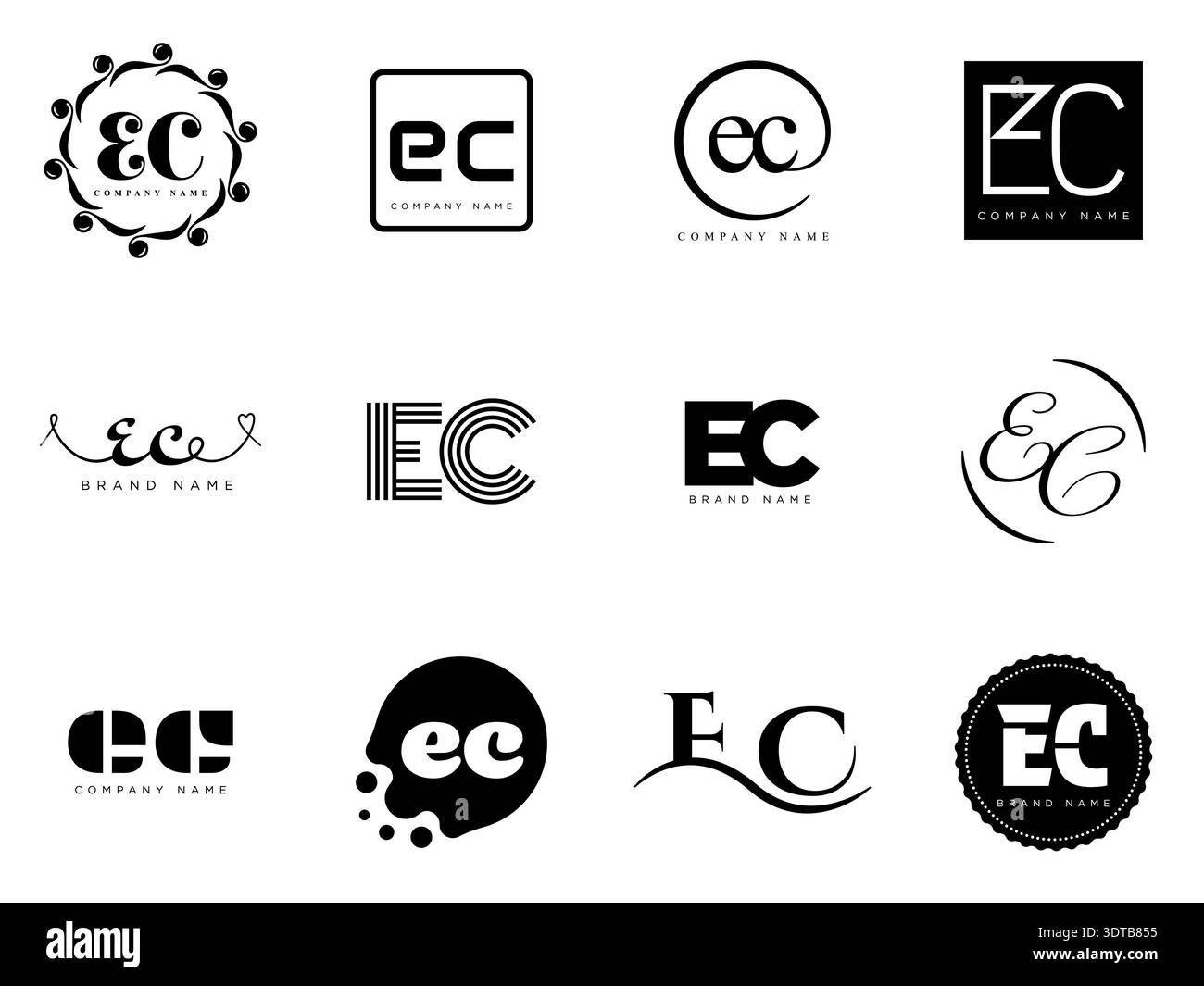 Ec template Black and White Stock Photos & Images - Alamy