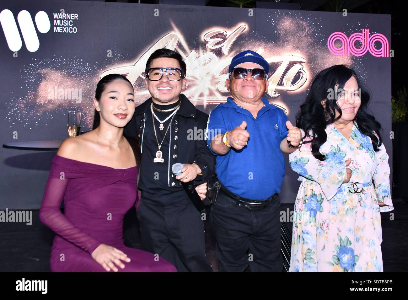 Influencer Abel Saenz, known as Abelito, attends a press conference for ...