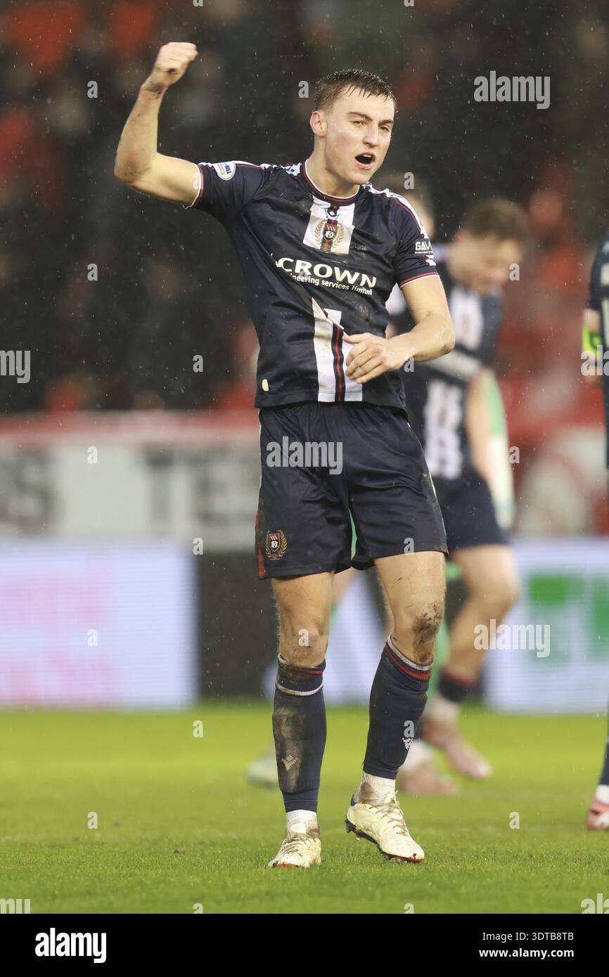 21st February 2026; Pittodrie Stadium, Aberdeen, Scotland; Scottish ...
