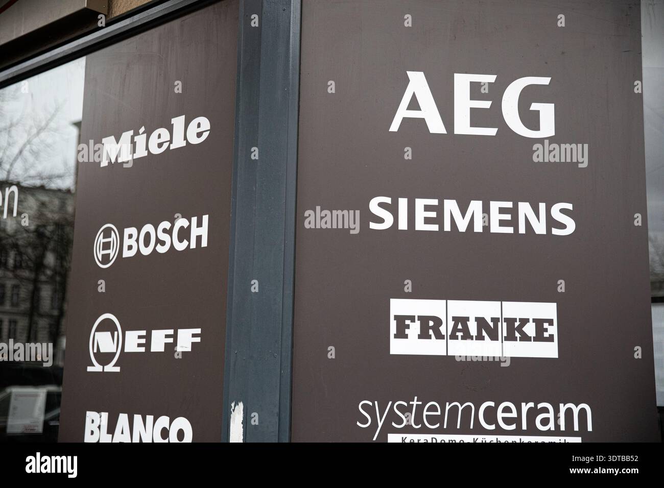 Logos of German household appliance brands including Miele, Bosch, and ...