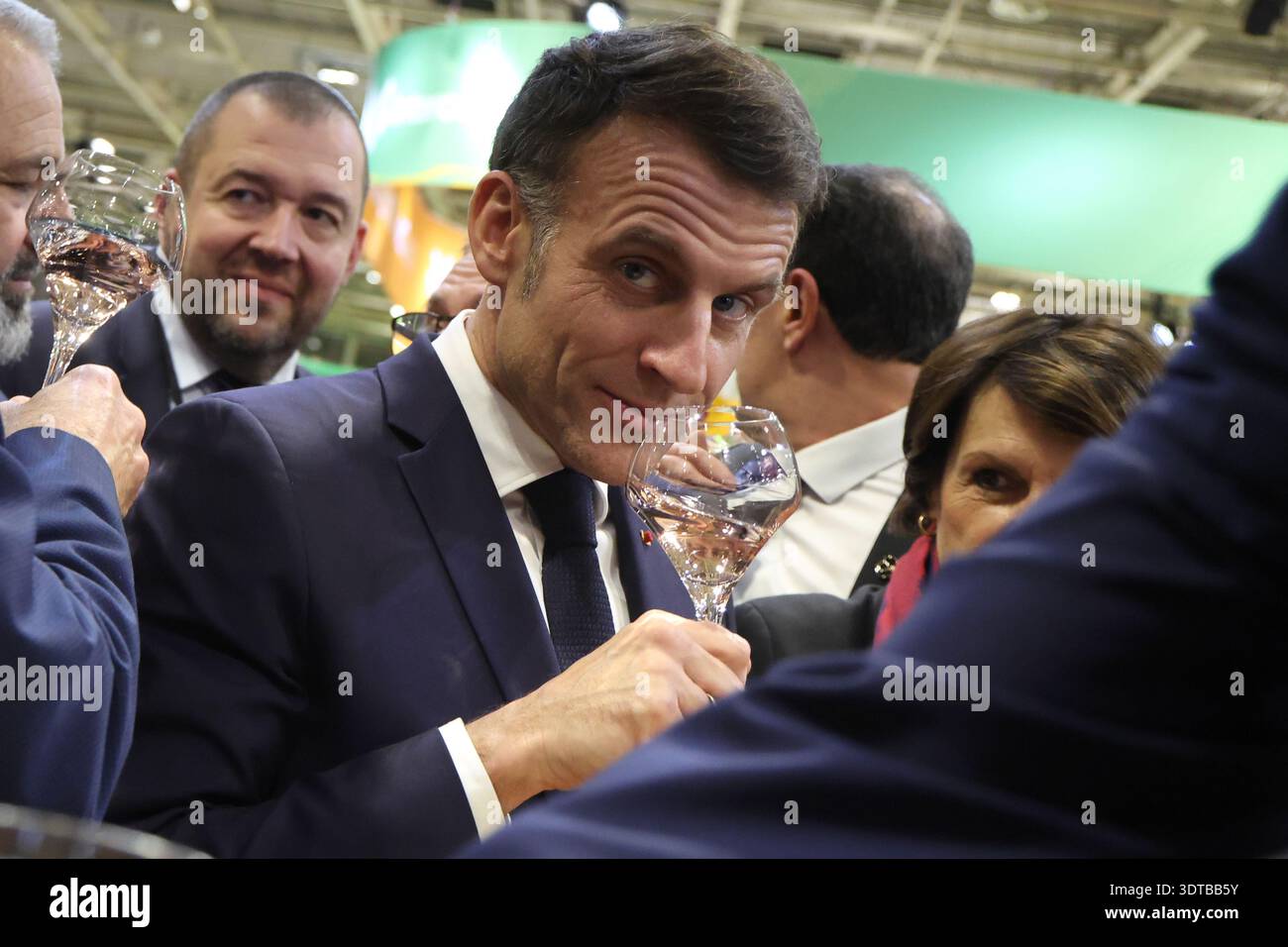 French President Emmanuel Macron attends the International Agriculture ...