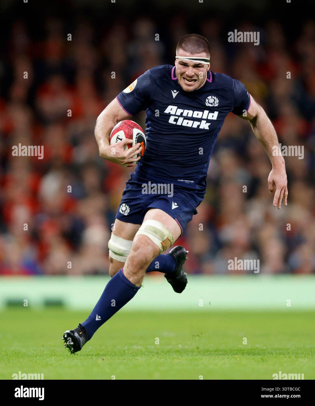 Scotland's Josh Bayliss during the Guinness Men's Six Nations match at ...