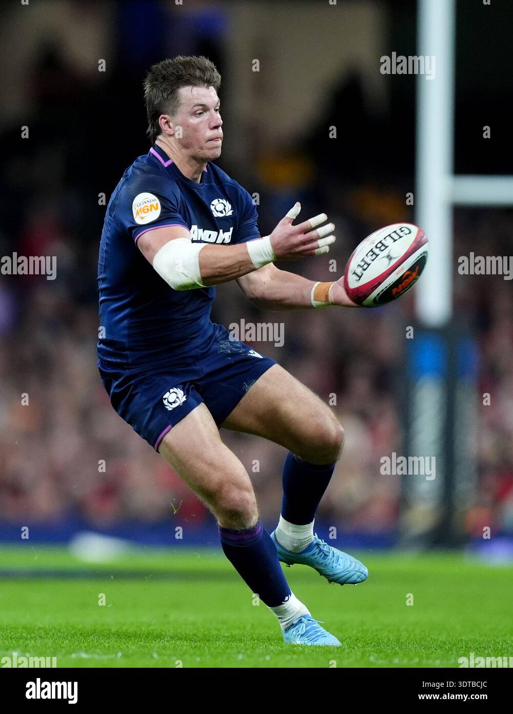 Scotland's Huw Jones during the Guinness Men's Six Nations match at the ...