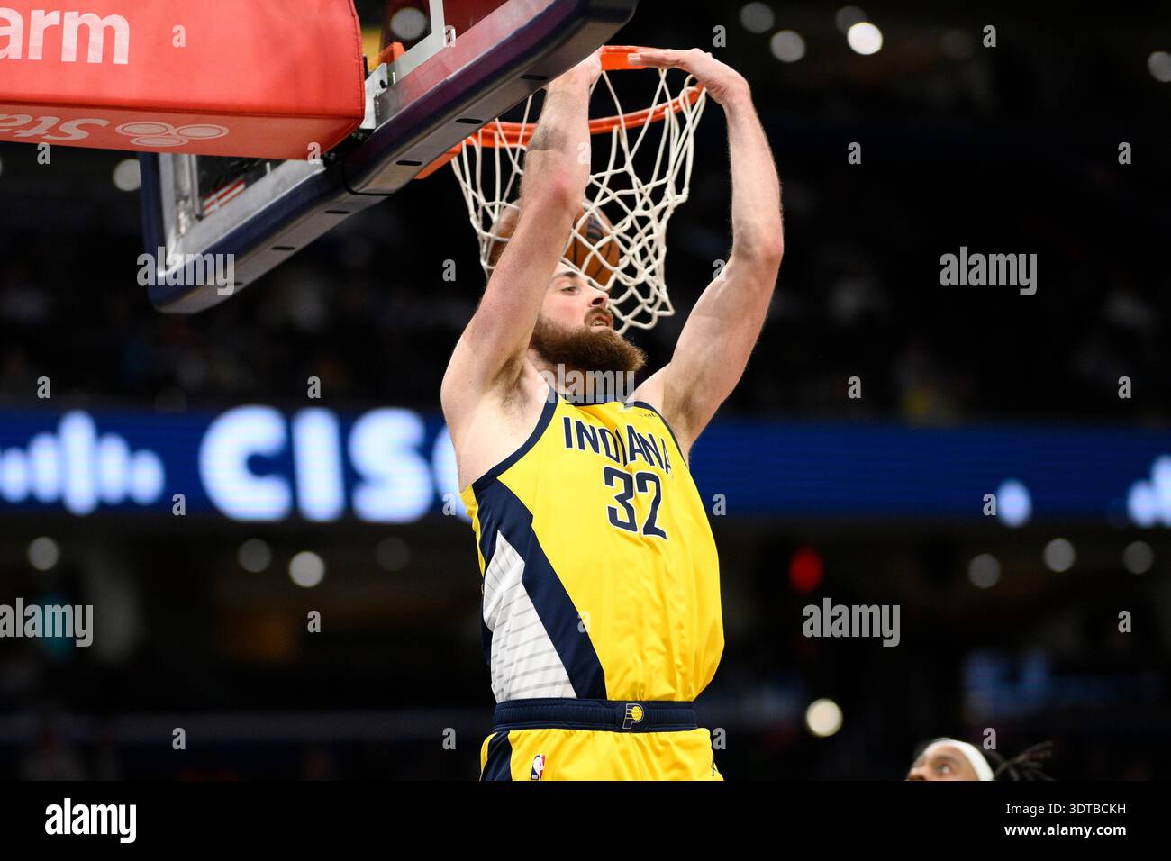 Indiana Pacers center Jay Huff (32) in action during the first half of ...
