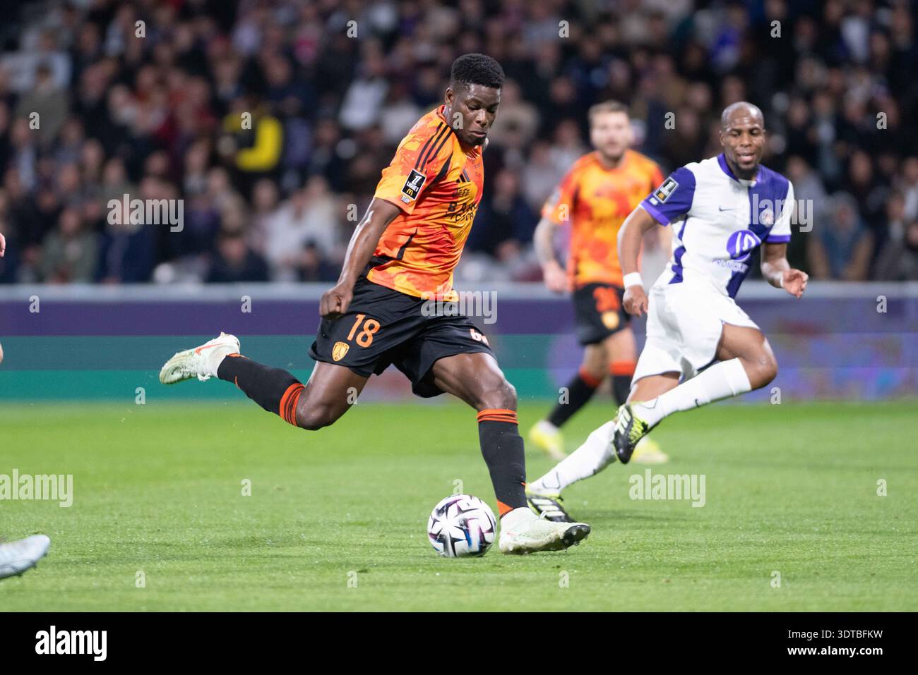 Marshall Munetsi of Paris FC scores his goal during the French ...