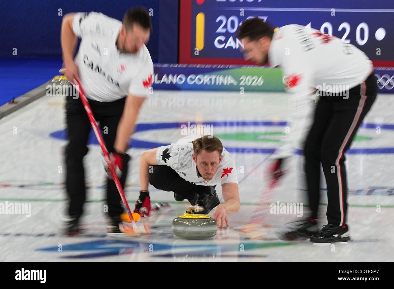 Canada's Marc Kennedy, centre, Ben Hebert, left, and Brett Gallant ...