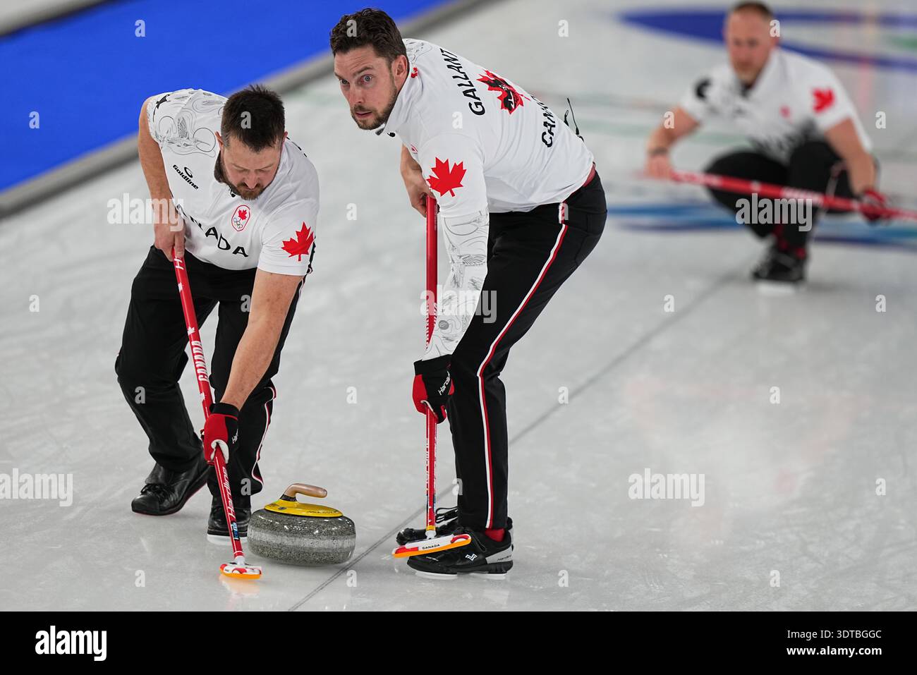 Canada's Ben Hebert, left, and Brett Gallant compete during a men's ...