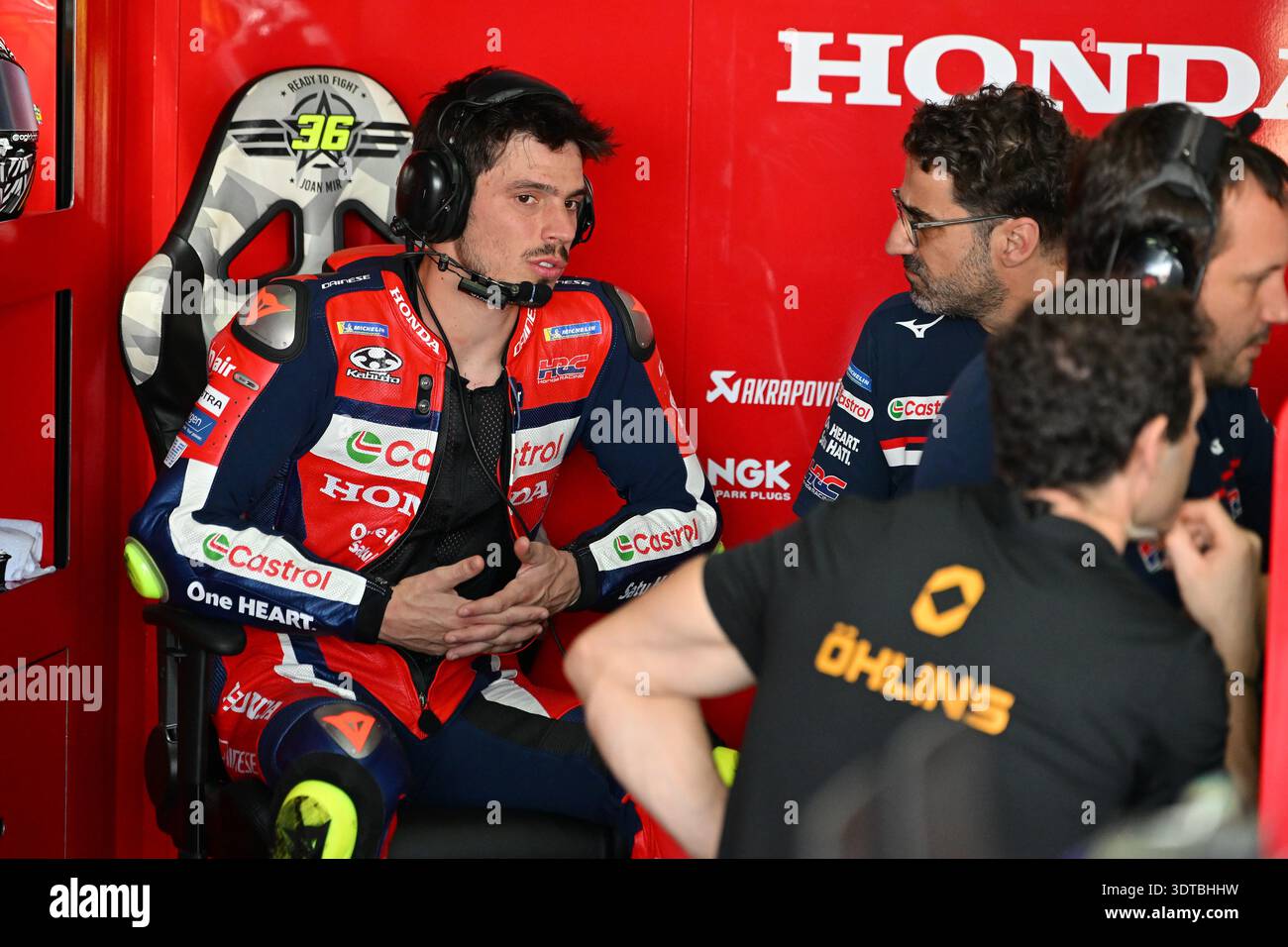 MIR Joan (spa), Honda HRC Castrol, Honda RC213V, portrait during the ...