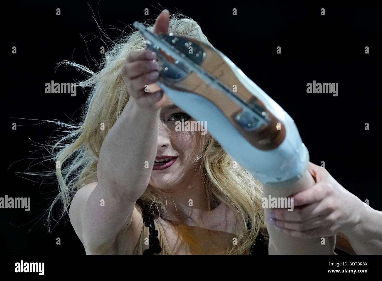 Amber Glenn of the United States performs during the figure skating ...