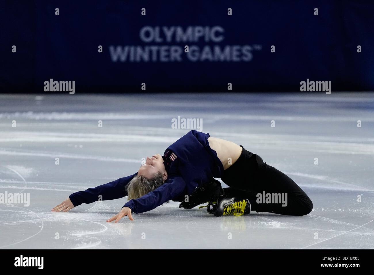 Team USA performs during the figure skating exhibition at the 2026 ...