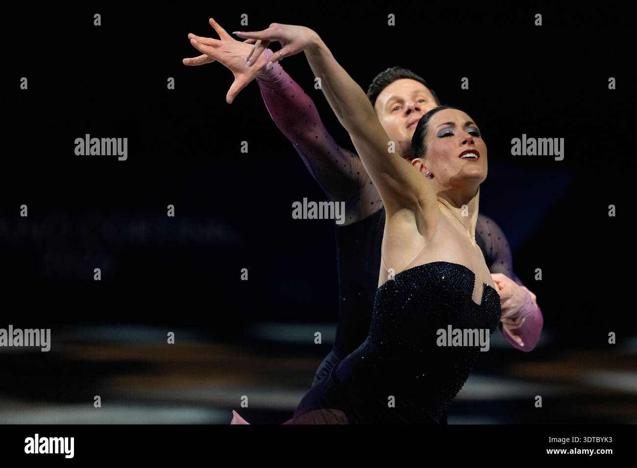 Charlene Guignard and Marco Fabbri of Italy perform during the figure ...