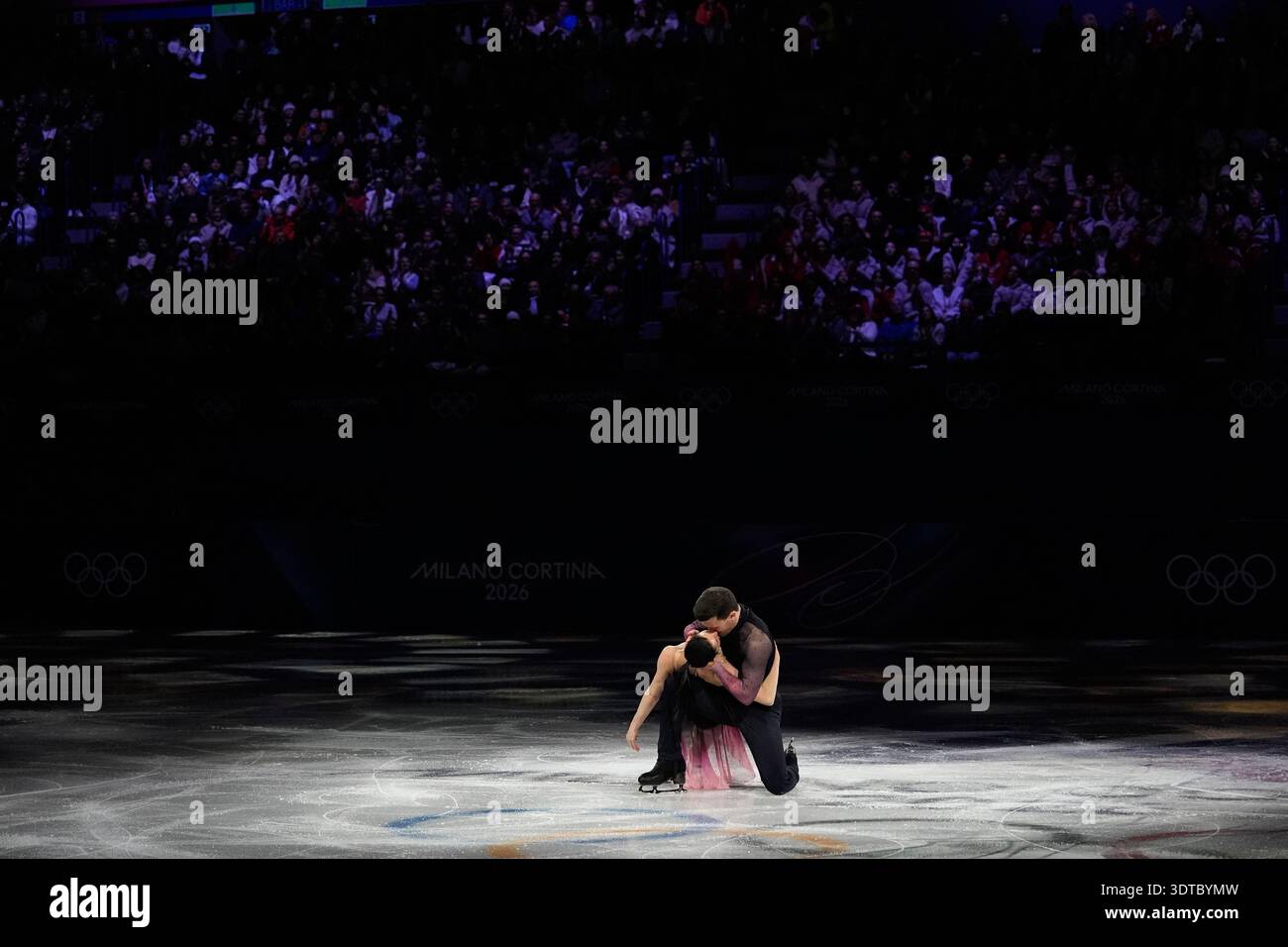 Charlene Guignard and Marco Fabbri of Italy perform during the figure ...