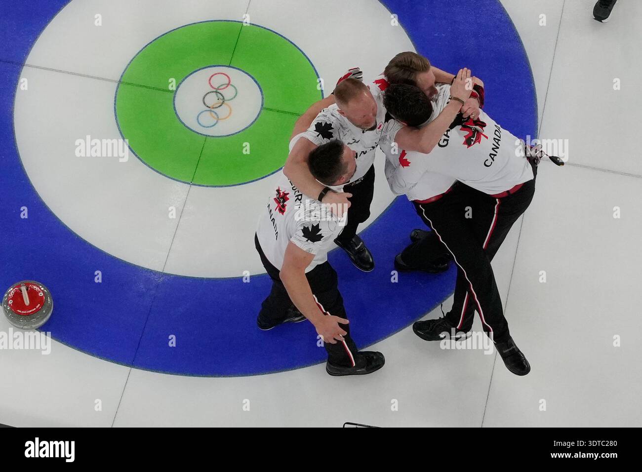 Canada's Ben Hebert, Brett Gallant, Marc Kennedy and Brad Jacobs ...