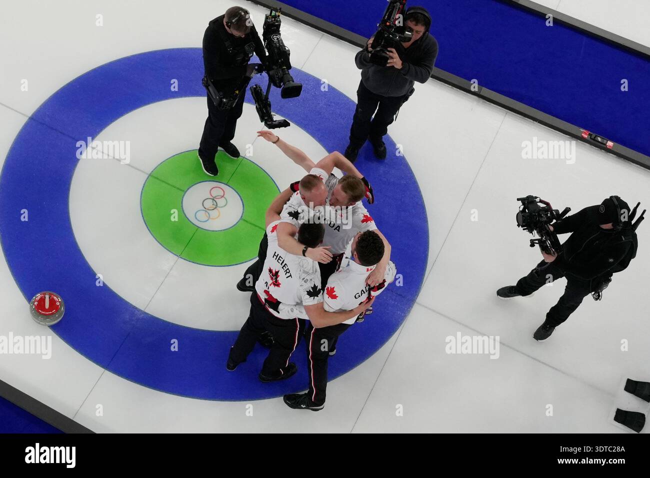 Canada's Ben Hebert, Brett Gallant, Marc Kennedy and Brad Jacobs ...