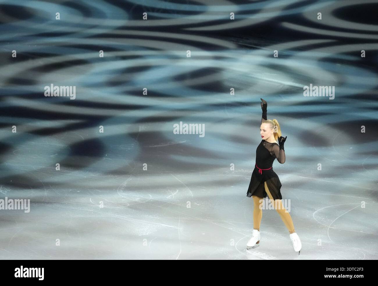 Niina PETROKINA of Estonia performs during the figure skating ...