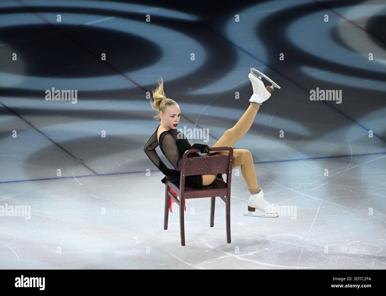 Niina PETROKINA of Estonia performs during the figure skating ...