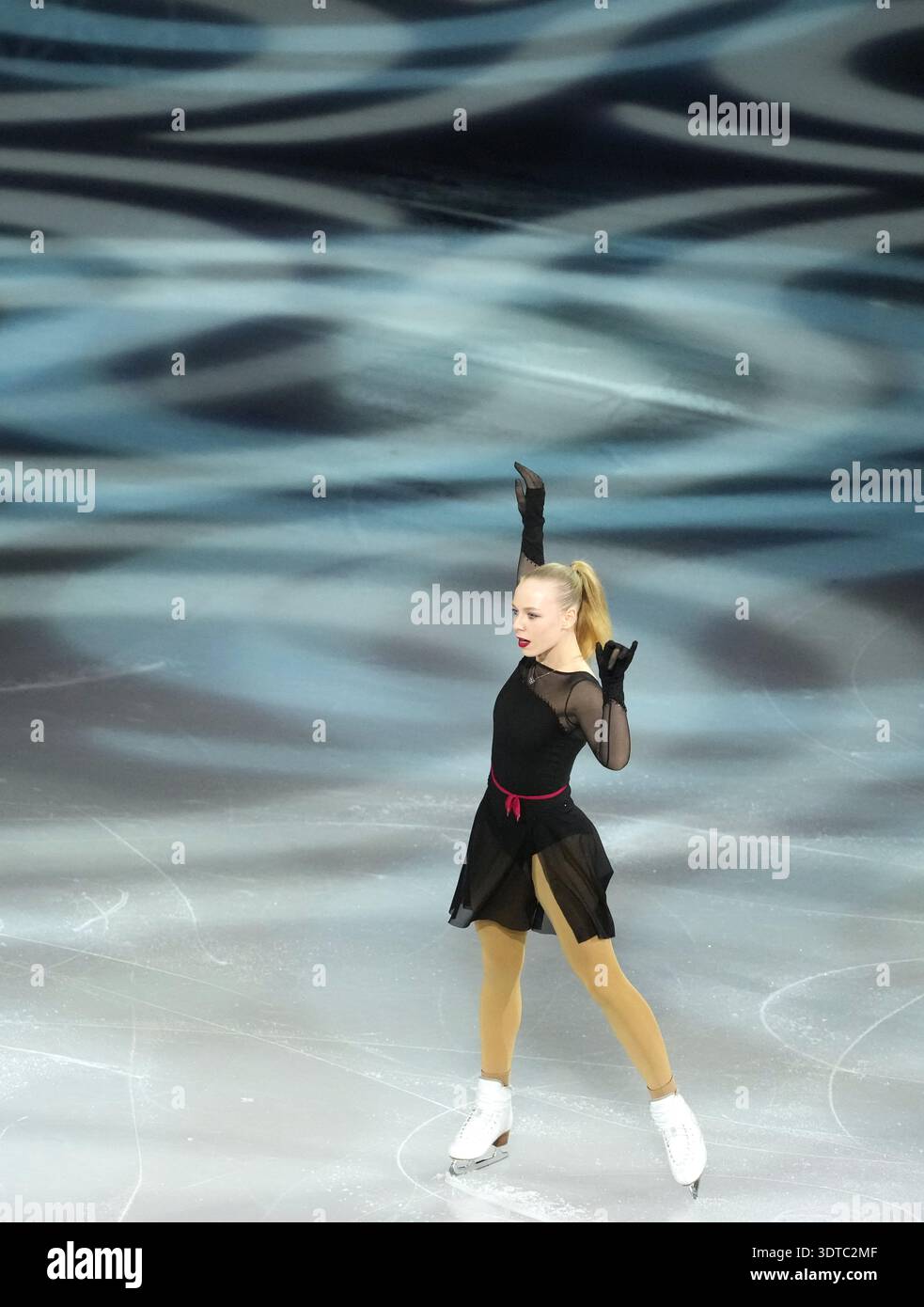 Niina PETROKINA of Estonia performs during the figure skating ...