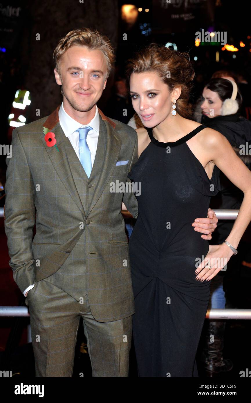 Tom Felton at the World Premiere of 'Harry Potter and the Deathly ...