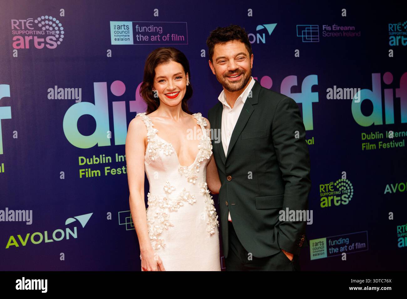 Dublin, Ireland – 20th February 2026 – Sarah Bolger and Dominic Cooper ...