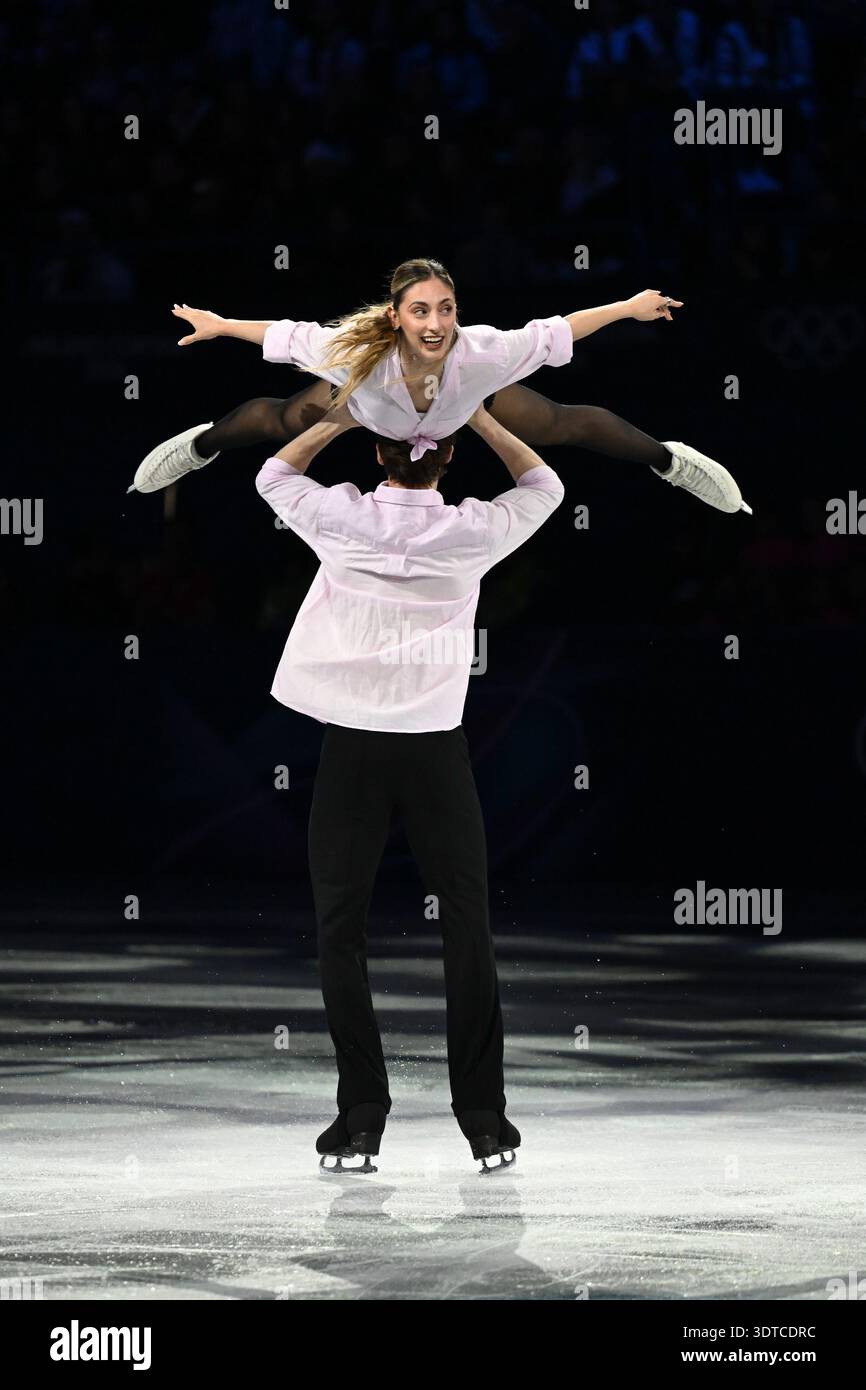 Sara Conti / Niccolo Macii (ITA) during FSK Exhibition Gala, Skating ...