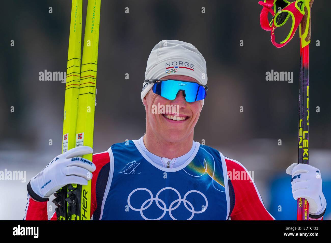 Val di Fiemme, Italy 20260221. Martin Løwstrøm Nyenget from Norway ...