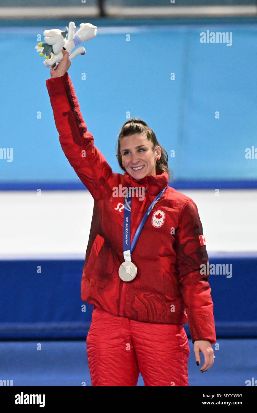 Ivanie Blondin (CAN), second place, silver medal, Speed Skating Women ...