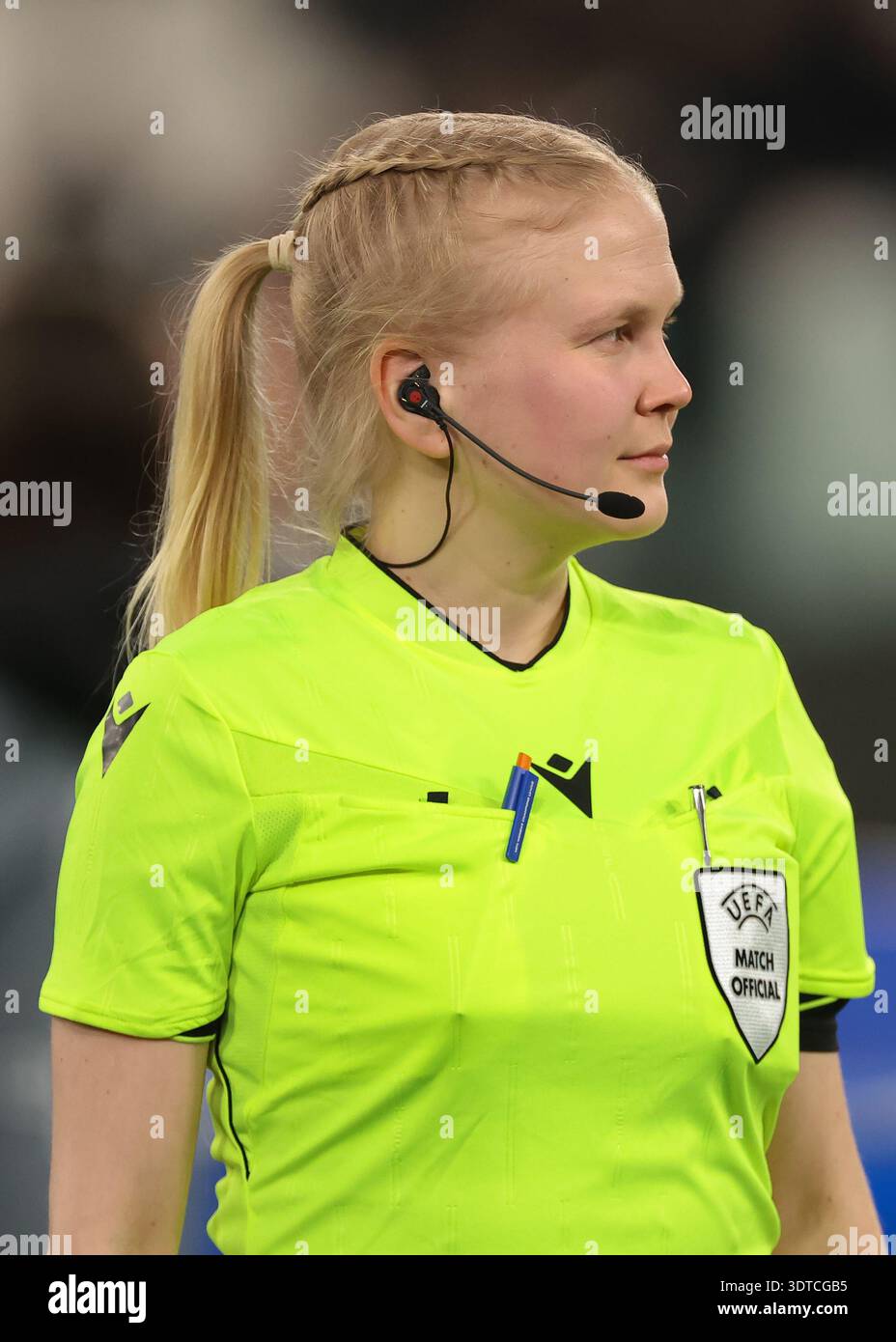 Turin, Italy, 19th February 2026. Assistant Referee Alisa Levalampi of ...