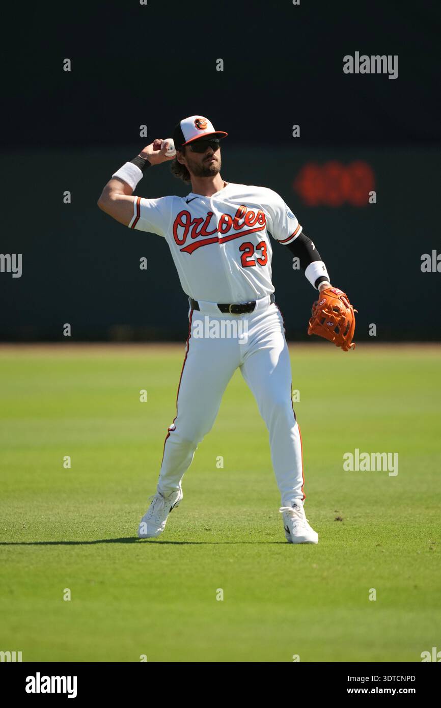 Baltimore Orioles' Blaze Alexander plays during a spring training ...