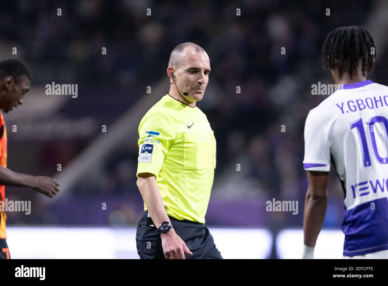 Referee Benoit Millot during the French championship Ligue 1 football ...