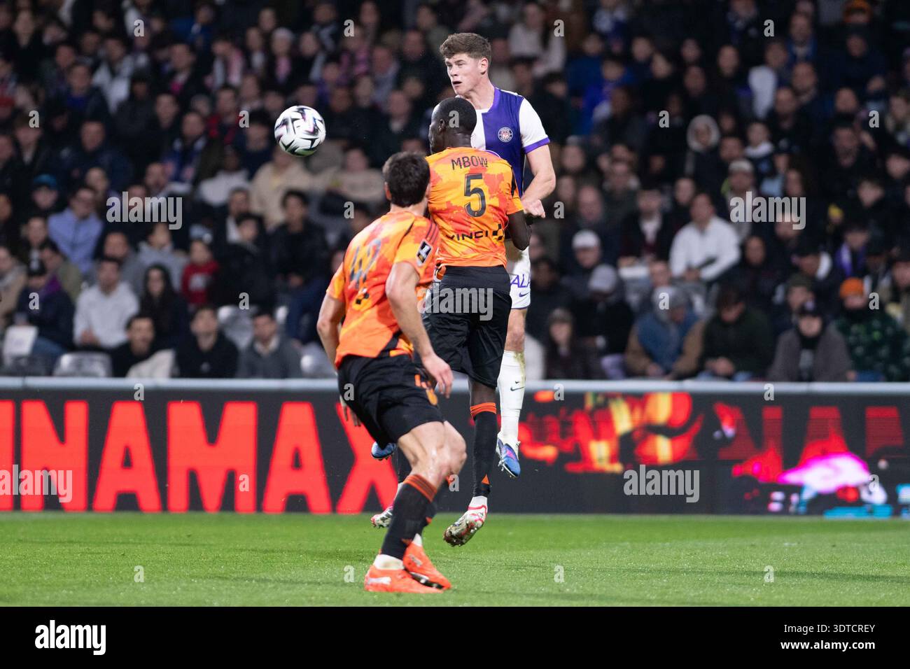 Charlie Cresswell of Toulouse during the French championship Ligue 1 ...