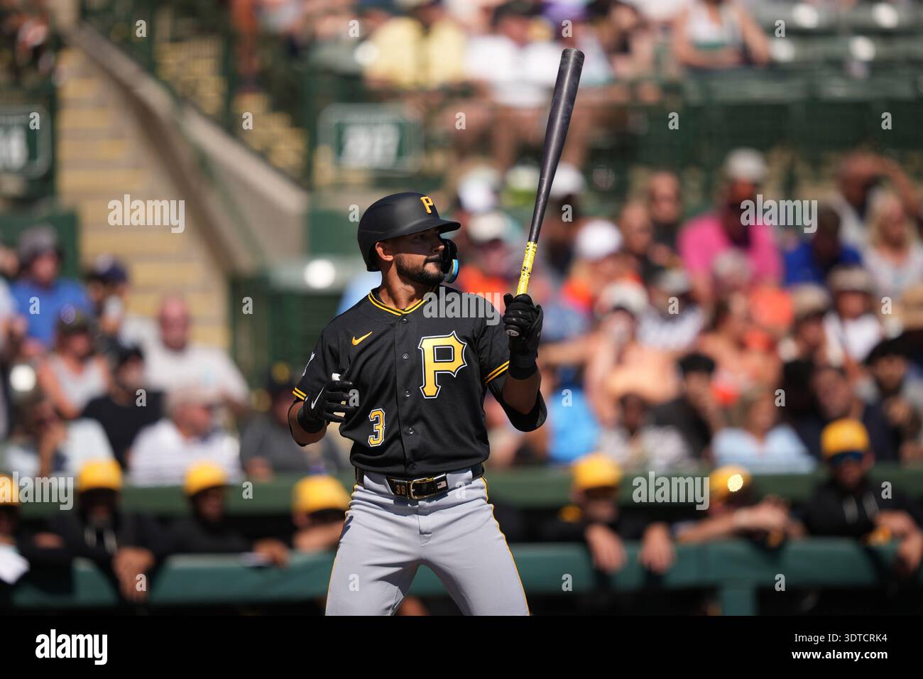 Pittsburgh Pirates' Nick Gonzales plays during a spring training ...