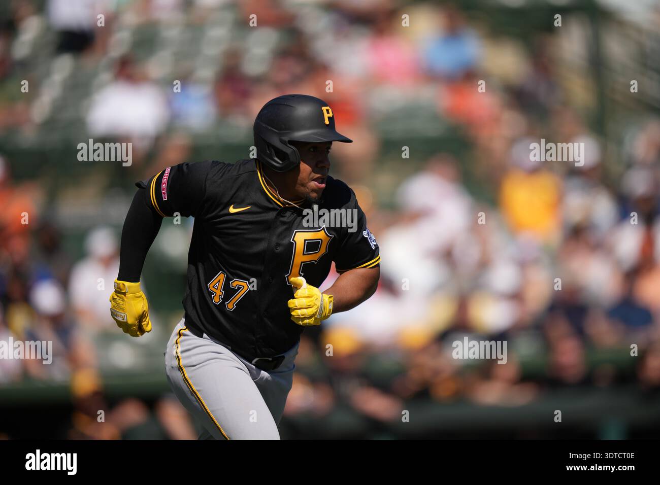 Pittsburgh Pirates' Enmanuel Valdez plays during a spring training ...