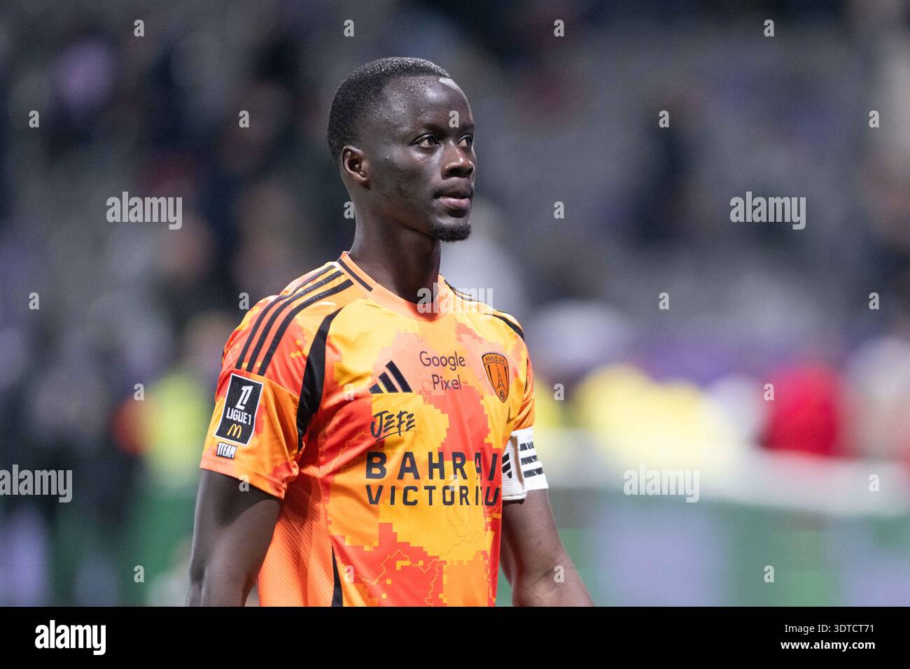 Mamadou Mbow of Paris FC during the French championship Ligue 1 ...