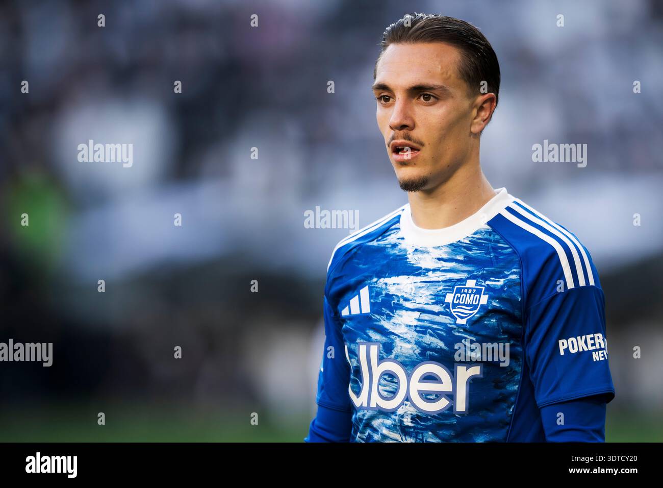 Maxence Caqueret of Como 1907 looks on during the Serie A football ...