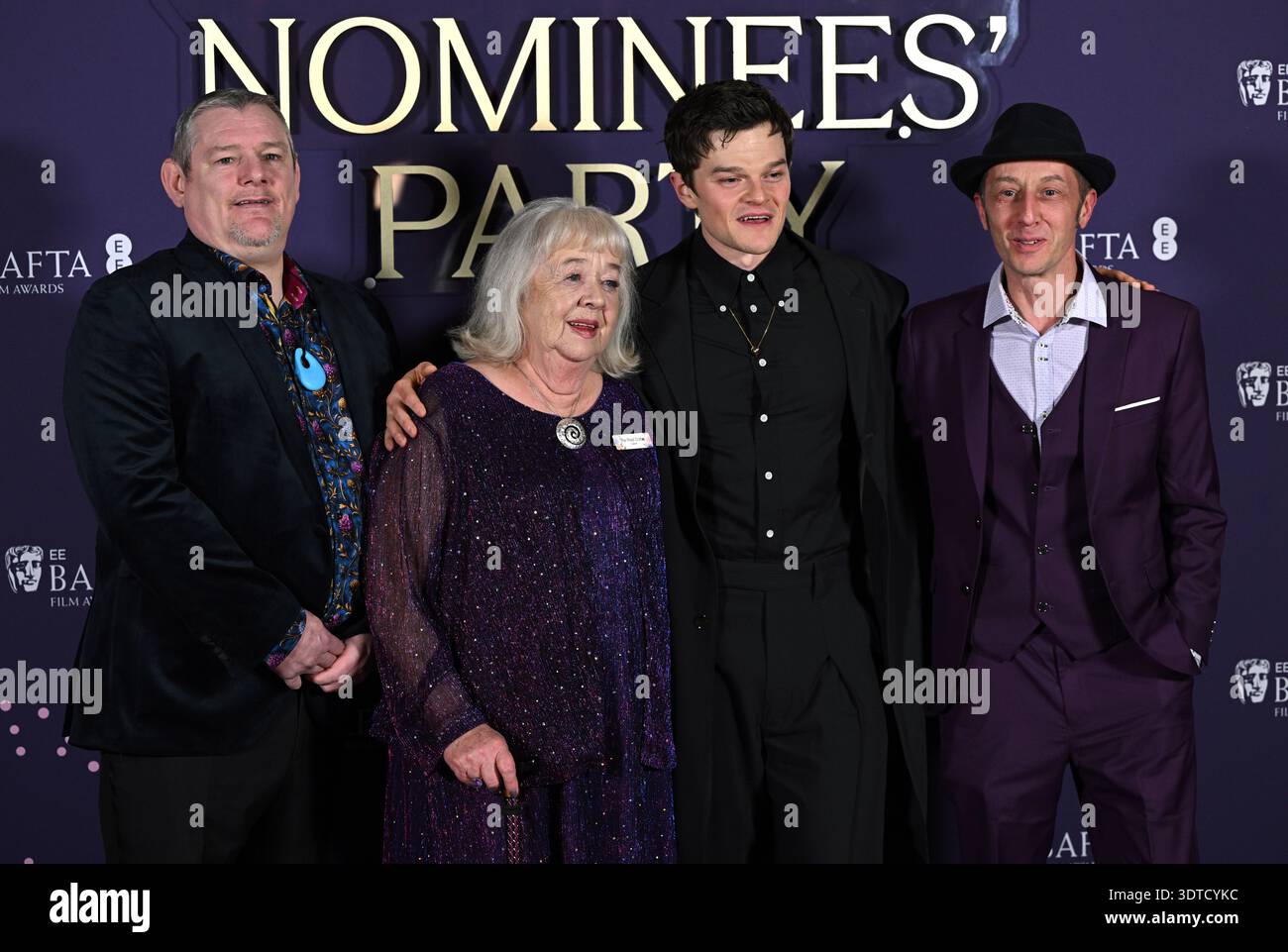 London, UK. February 21st, 2026. Dottie Achenbach, John Davidson and ...