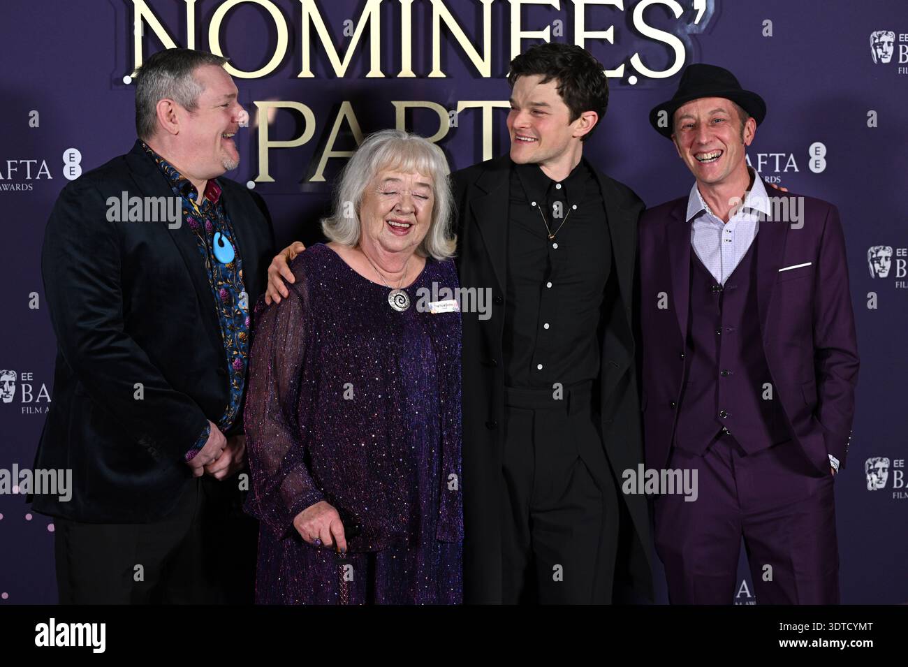 London, UK. February 21st, 2026. Dottie Achenbach, John Davidson and ...