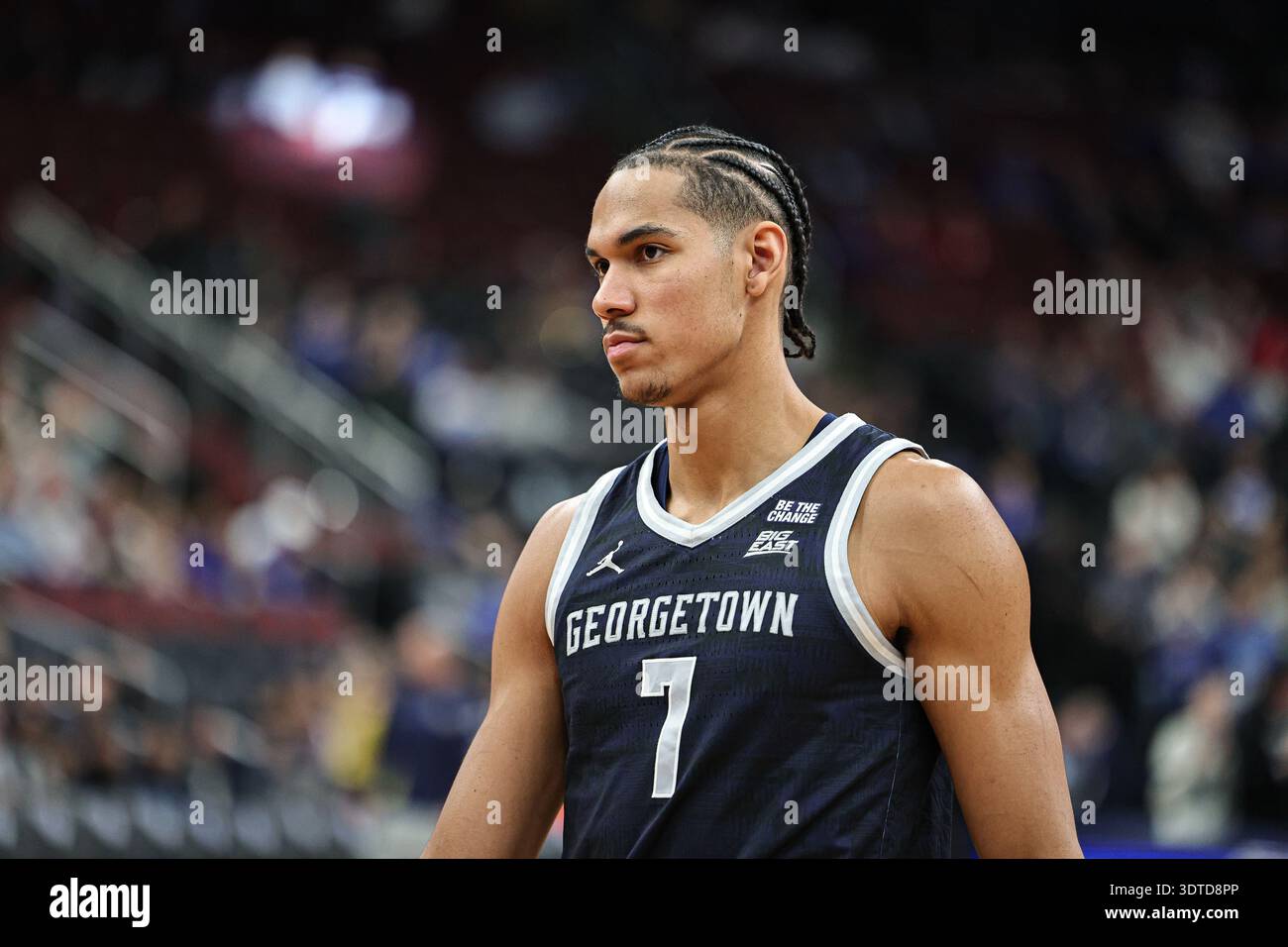 February 21, 2026; Newark, New Jersey; Georgetown Hoyas forward Isaiah ...